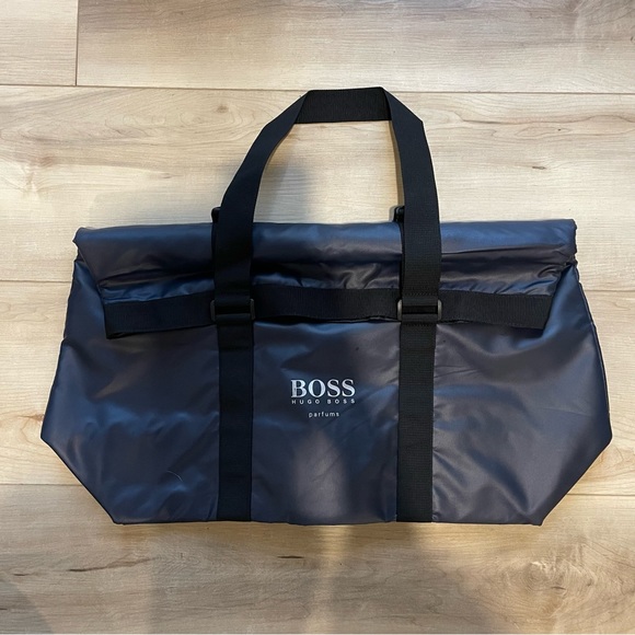 Hugo Boss | Bags | Hugo Boss Duffle Gym Bag Weekender Tote Beach Bag ...